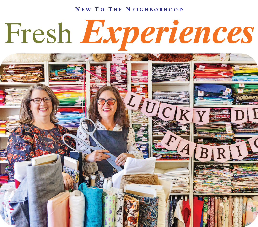 Lucky DeLuxe Fabrics - Orange Plaza Review